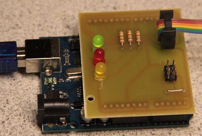 AVR-programmer Shield - HTX Arduino